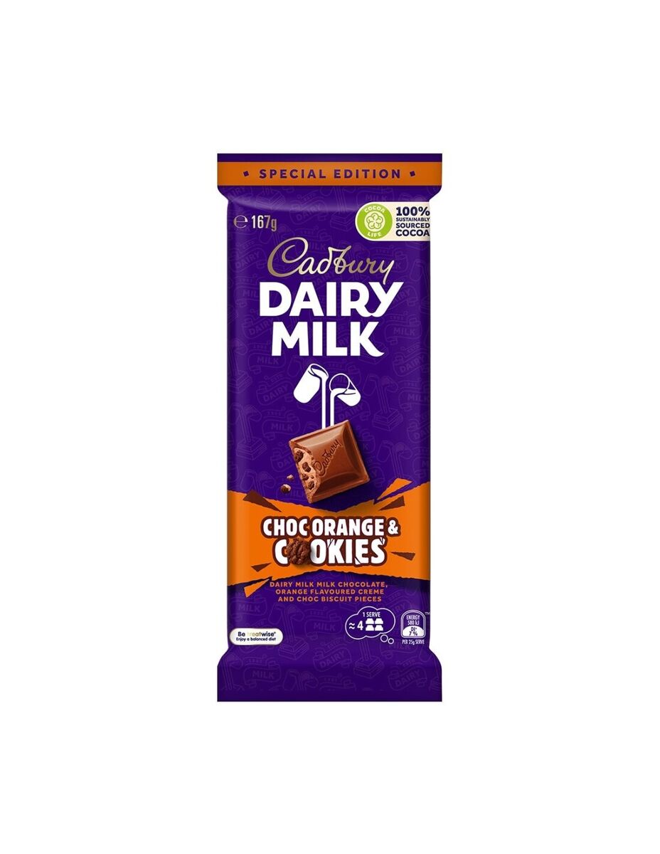 Cadbury Dairy Milk ChocOrange & Cookies – Exotic Snack Guys