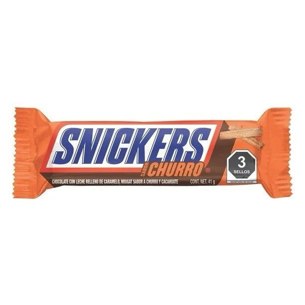 Snickers Churro – Exotic Snack Guys