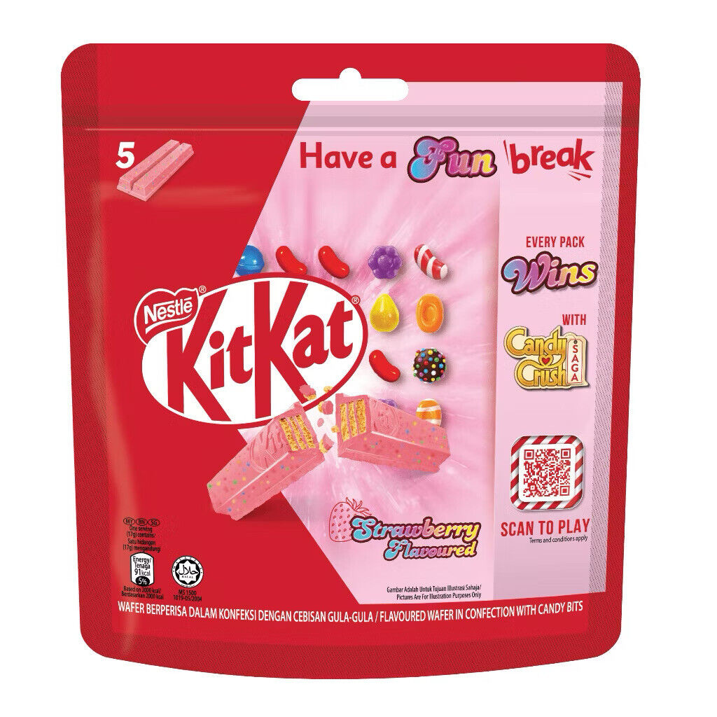 Kitkat Strawberry - Candy Crush – Exotic Snack Guys