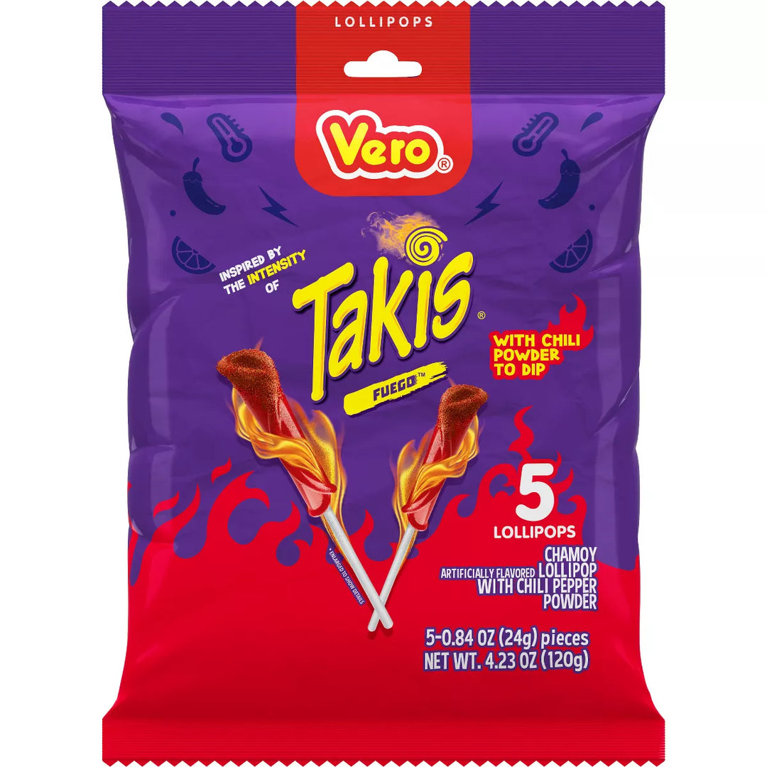 Takis Fuego Lollipops – Exotic Snack Guys